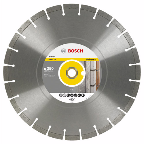 Bosch 2608602571 Diamond Cutting Disc Expert for Universal 350 x 25 ...